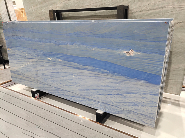 Azul Macaubas Quartzite Stone Slabs from China manufacturer - HIBO STONE