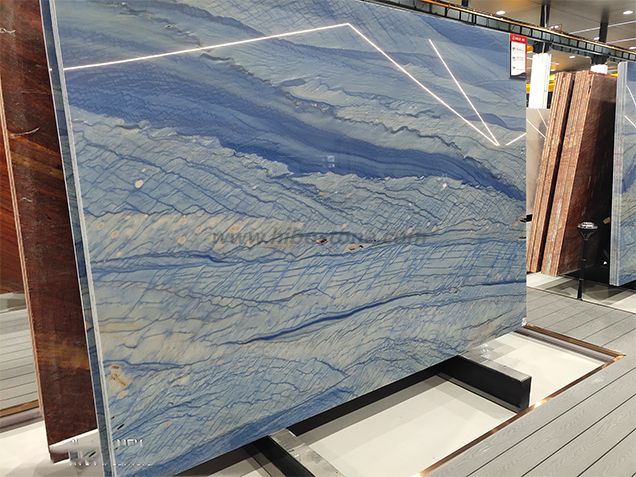 Azul Macaubas Quartzite Stone Slabs from China manufacturer - HIBO STONE