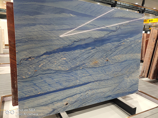 Azul Macaubas Quartzite Stone Slabs from China manufacturer - HIBO STONE