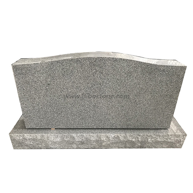 Light Grey Granite Companion Upright Monument - Buy Companion Upright ...