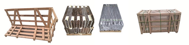 3 Niche Columbarium In Grey Granite With Black Panels - Buy Custom ...