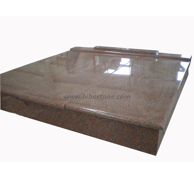 Buy G562 Maple Red Granite Memorial Tombstone from China - XIAMEN HIBO ...