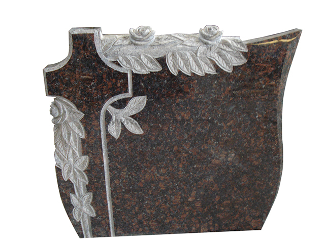 Buy Granite Carving Rose Memorial Headstones from China - XIAMEN HIBO ...