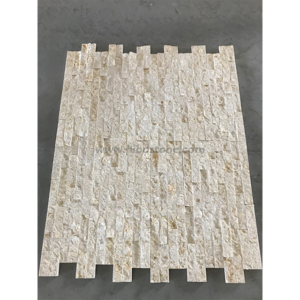 Buy Beige Stacked Stone Veneer Panels from China - XIAMEN HIBO STONE ...