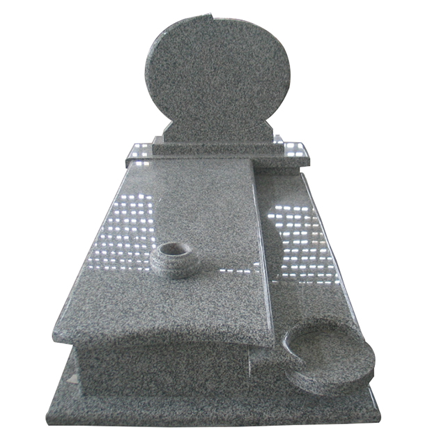 Buy Light Grey Granite Tombstones With Competitive Cost from China ...